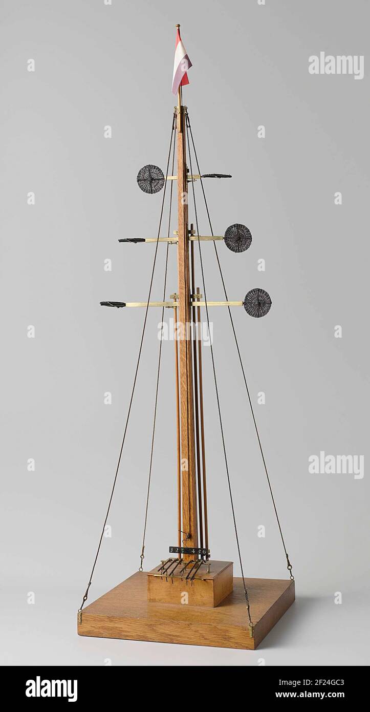 Model of an Optical Telegraph.Model of an optical telegraph, at square ...
