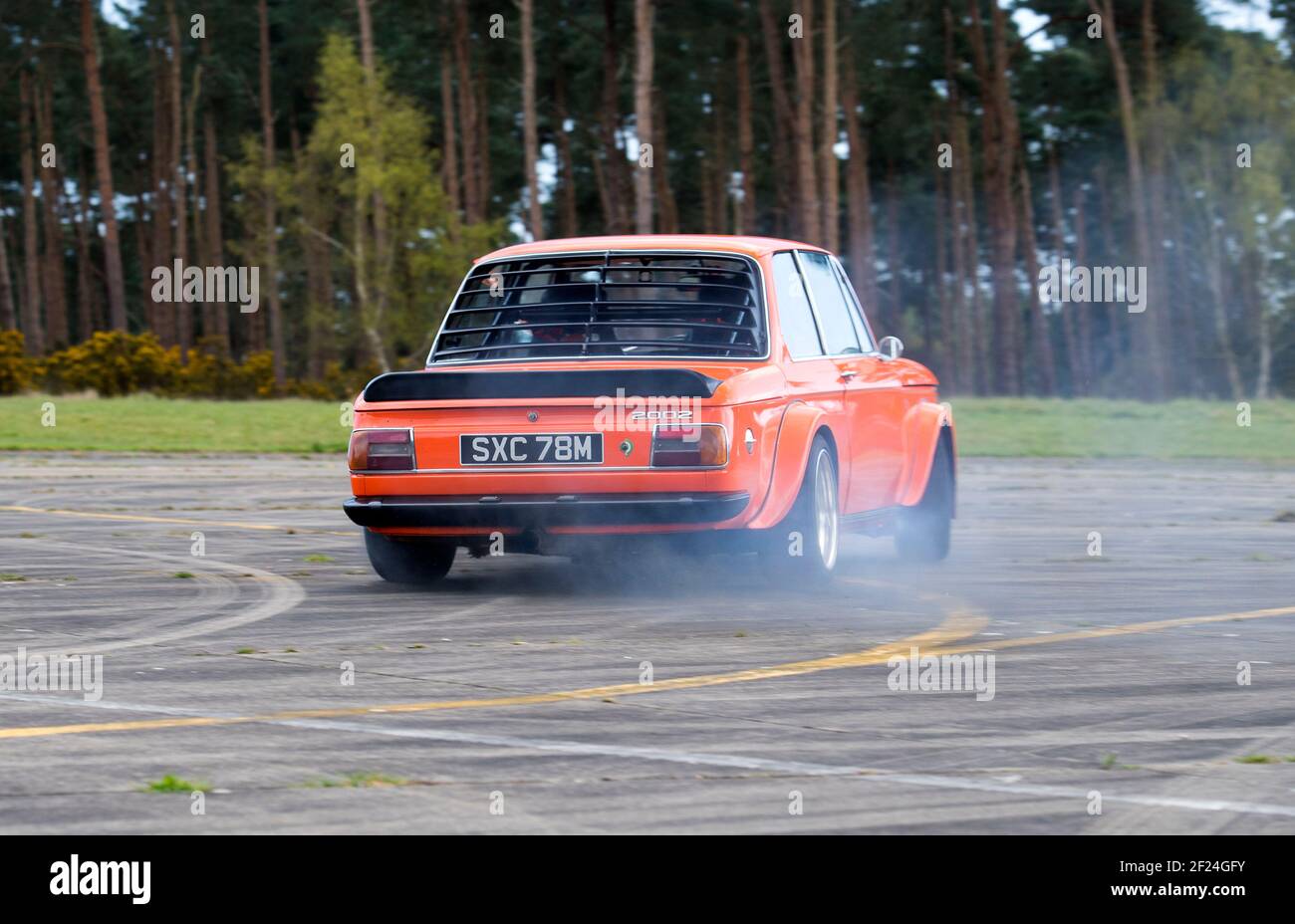 BMW 2002 with a Honda S2000 engine transplant Stock Photo - Alamy