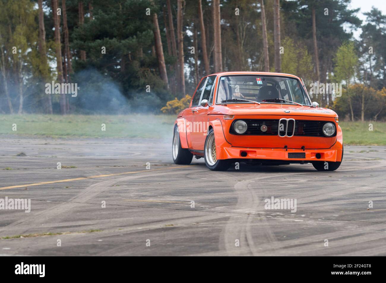 BMW 2002 with a Honda S2000 engine transplant Stock Photo - Alamy