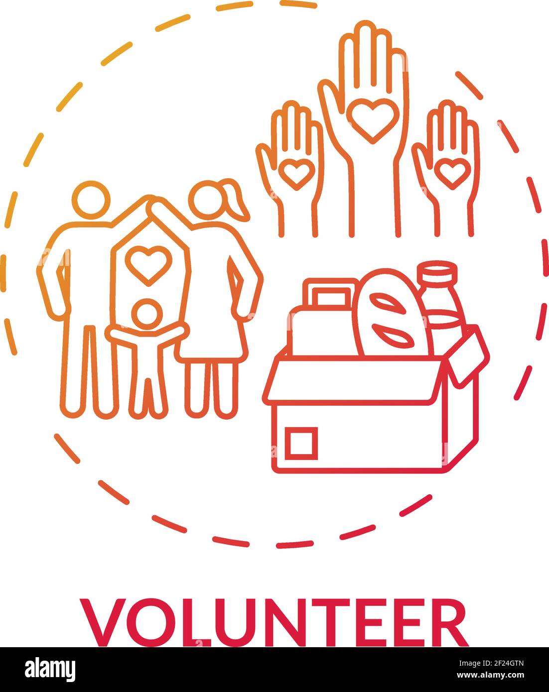 Leisure activity volunteer Stock Vector Images - Alamy