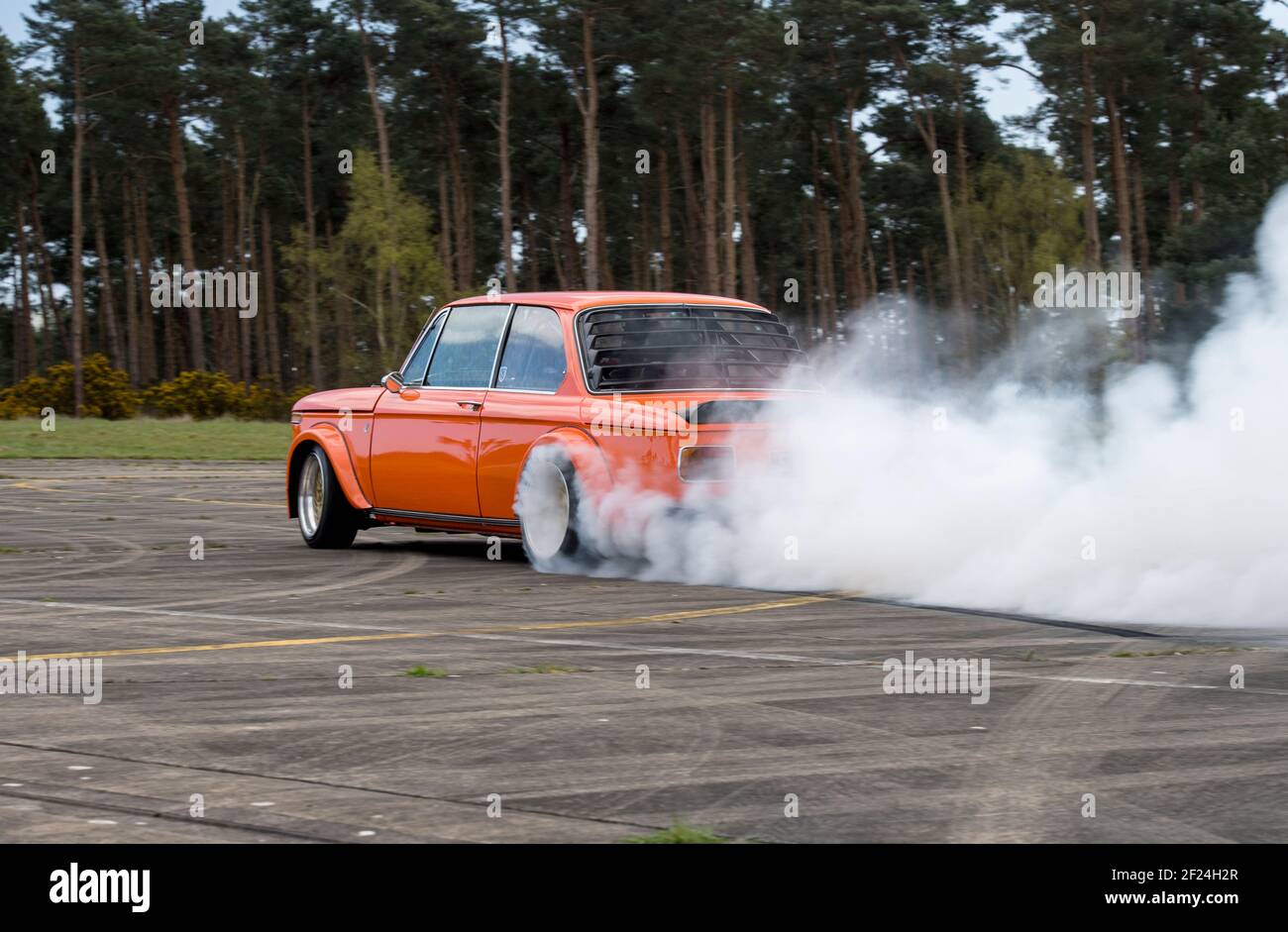 BMW 2002 with a Honda S2000 engine transplant Stock Photo - Alamy