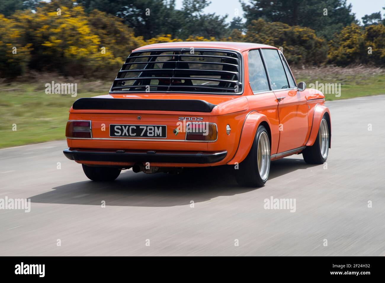 BMW 2002 with a Honda S2000 engine transplant Stock Photo - Alamy
