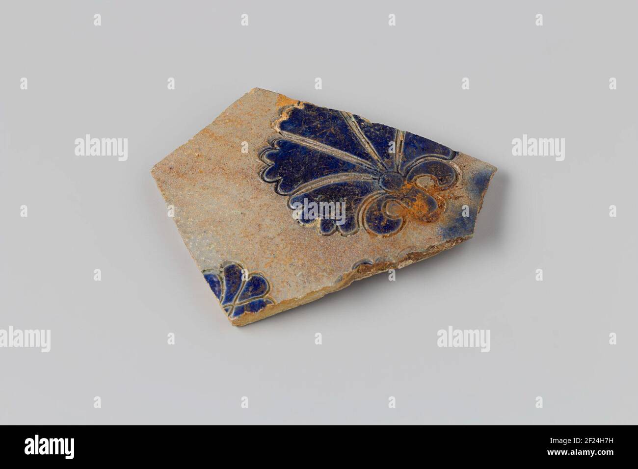 Shard of a pot from the wreck of the East India Hollandia.Stoneware ...