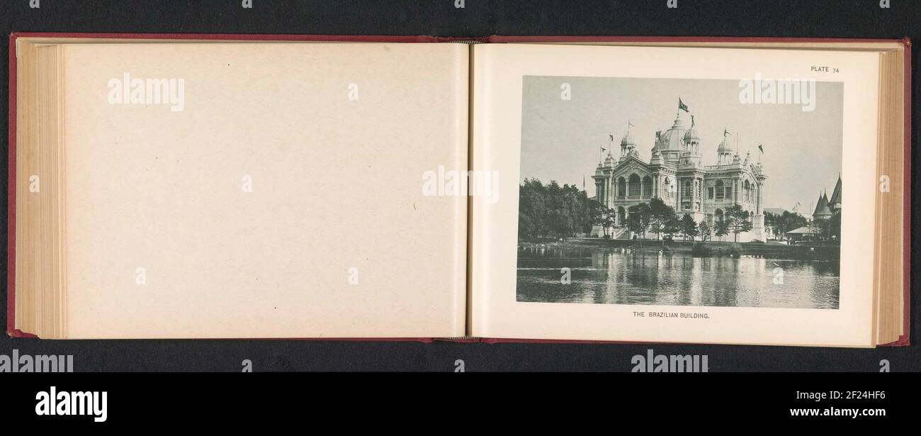 Brazil building on the World's Columbian Exposition in Chicago in 1893 ...