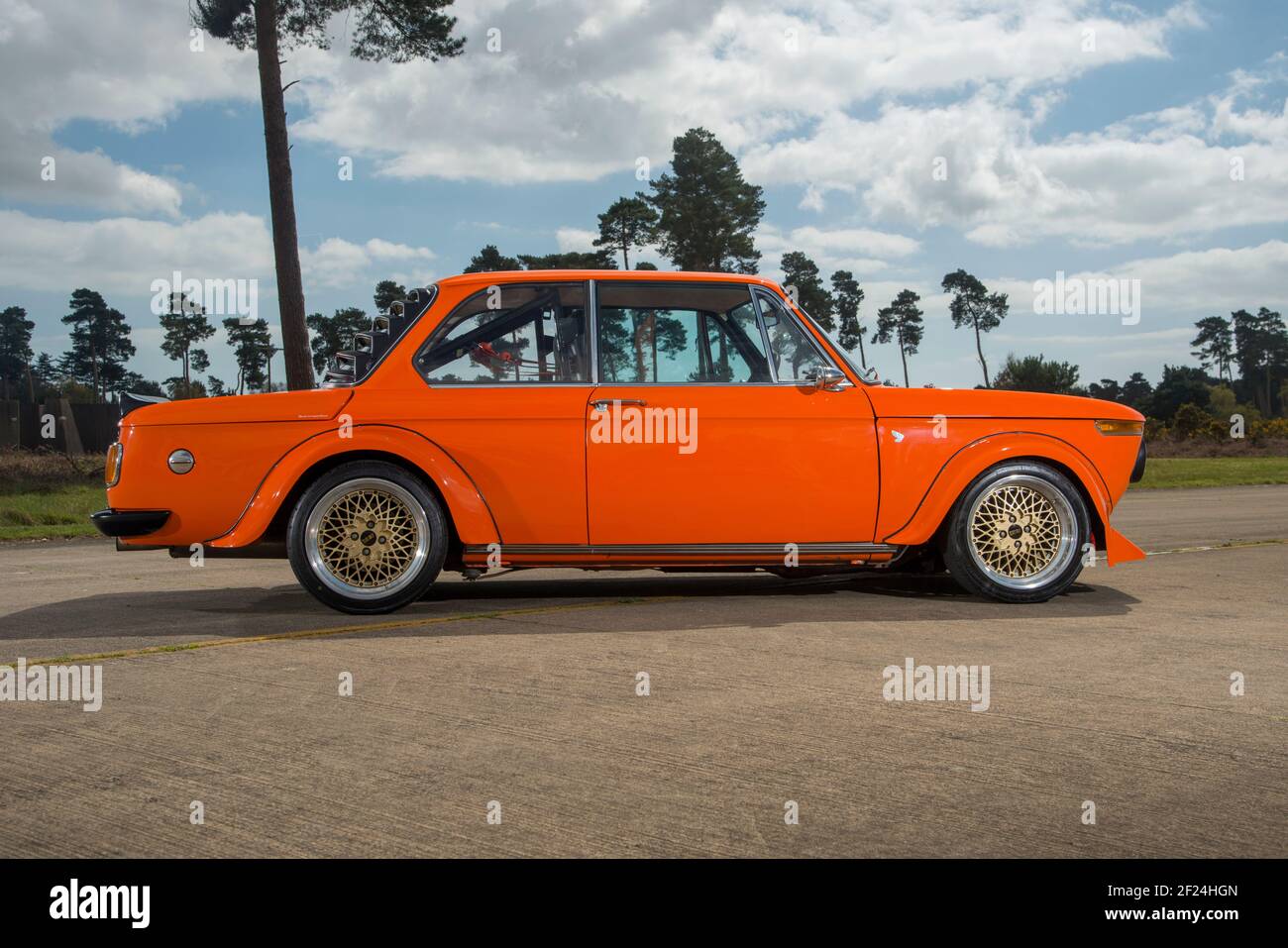 BMW 2002 with a Honda S2000 engine transplant Stock Photo - Alamy