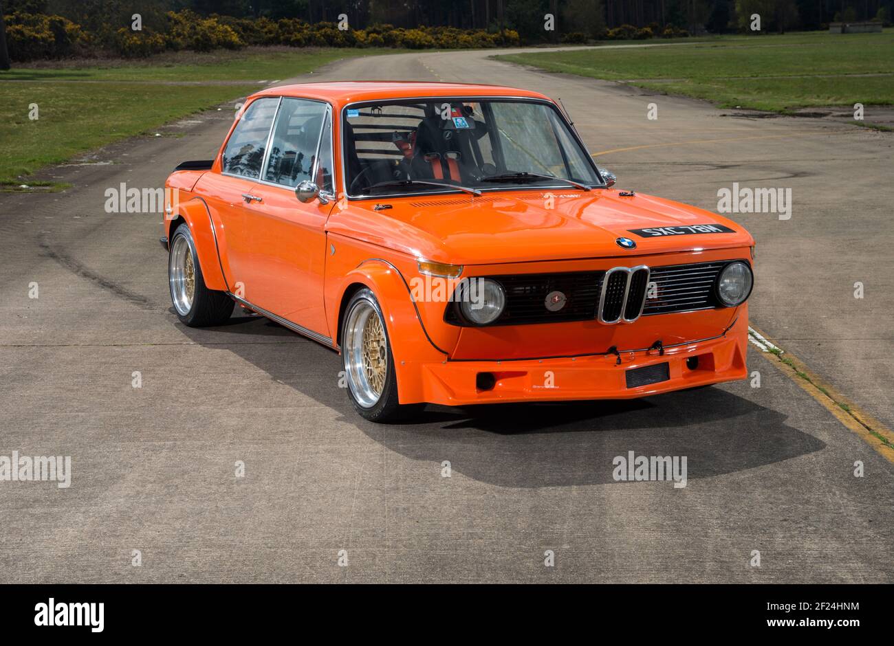 BMW 2002 with a Honda S2000 engine transplant Stock Photo - Alamy