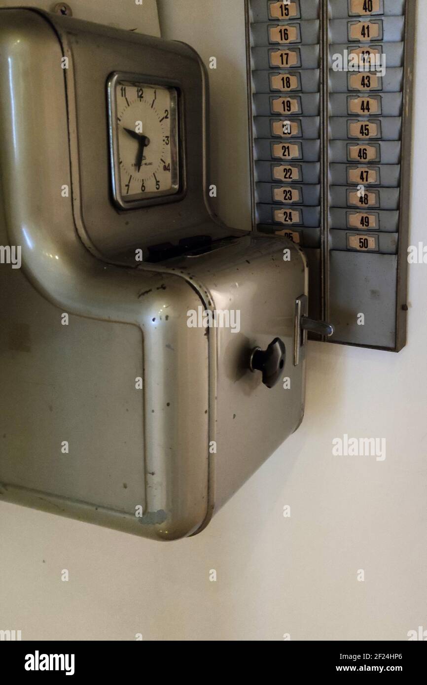 Clocking Into Work High Resolution Stock Photography and Images - Alamy