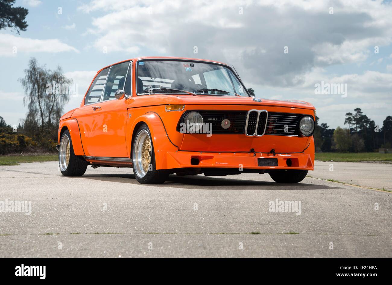 BMW 2002 with a Honda S2000 engine transplant Stock Photo - Alamy