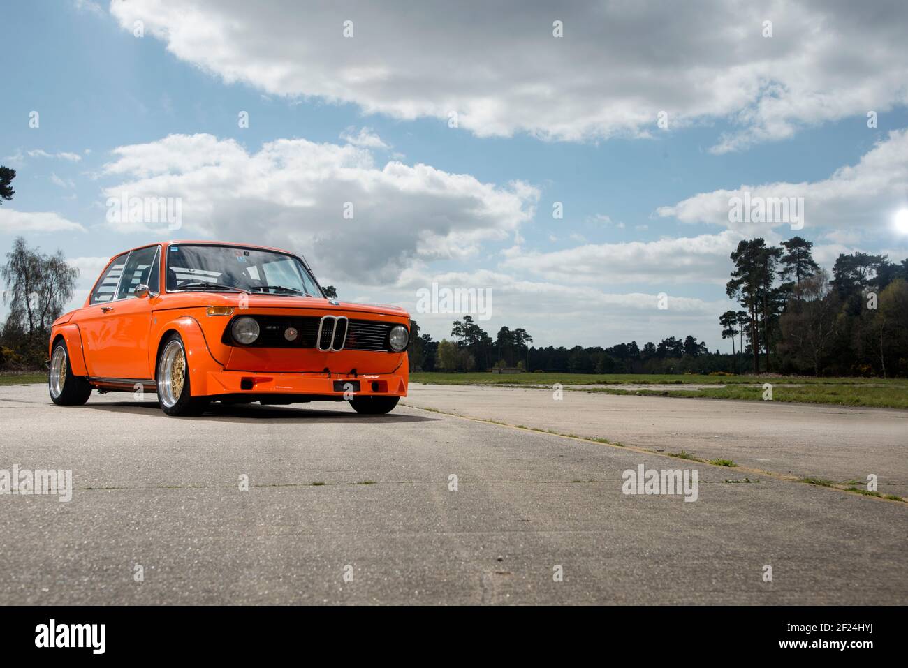 BMW 2002 with a Honda S2000 engine transplant Stock Photo - Alamy