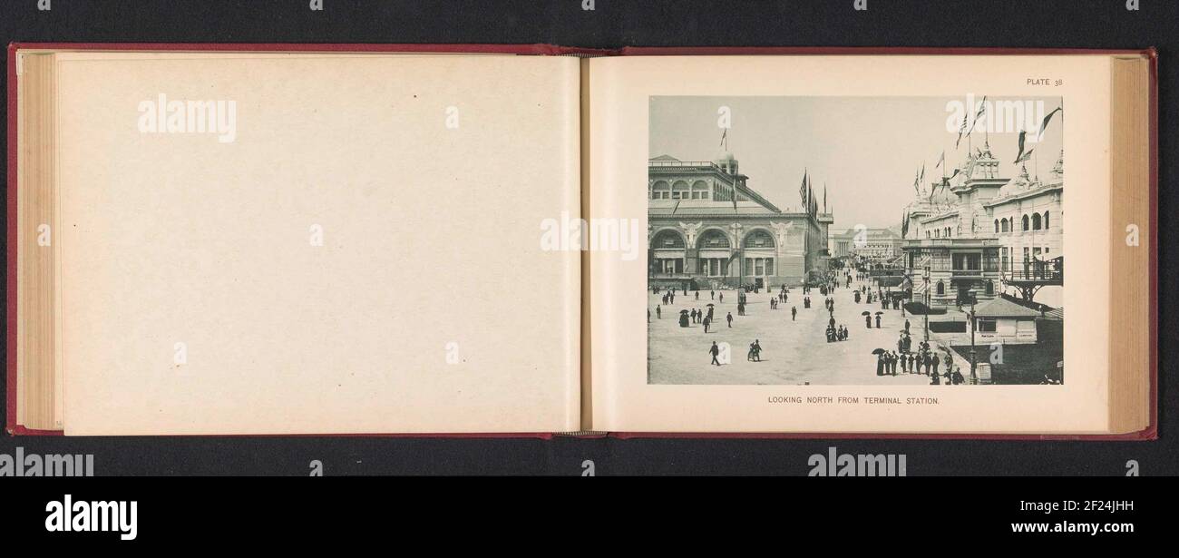 View of the World's Columbian Exposition in Chicago in 1893; Looking ...