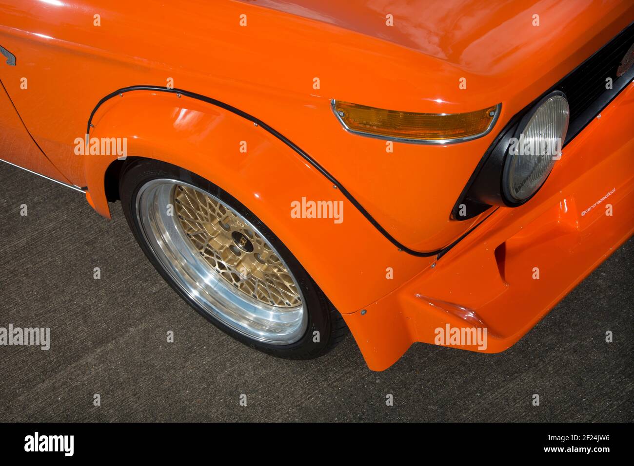 BMW 2002 with a Honda S2000 engine transplant Stock Photo - Alamy
