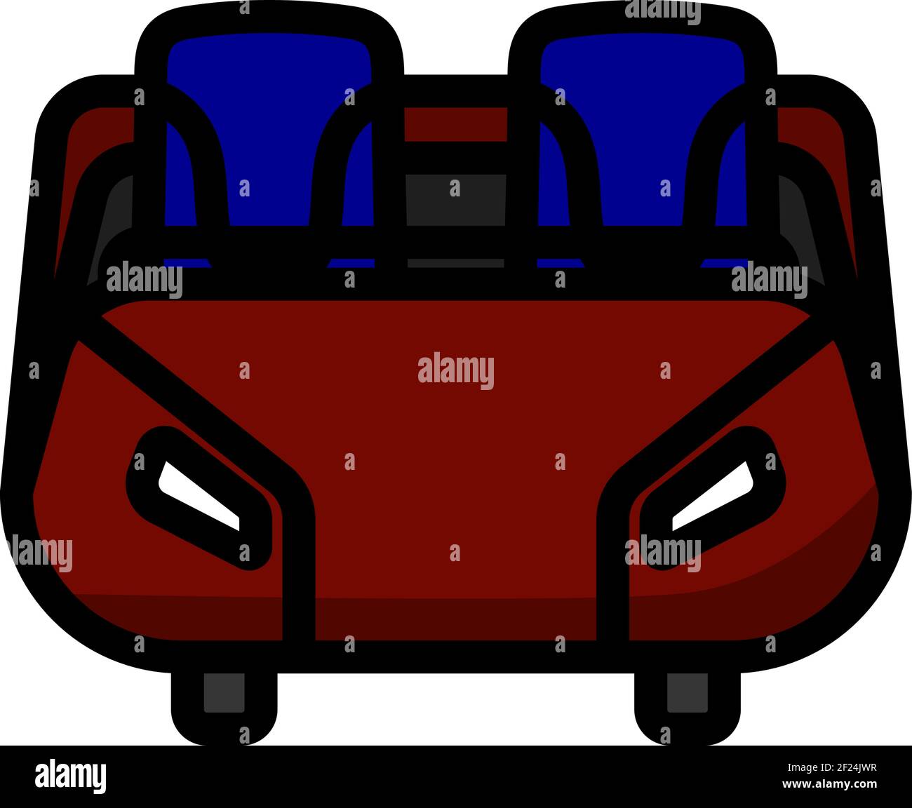 Roller coaster cart Stock Vector Images - Alamy