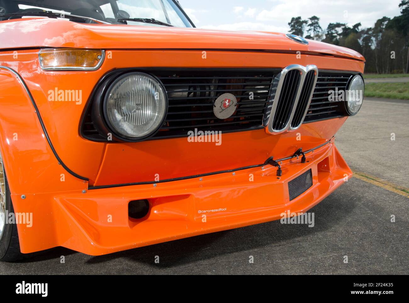 BMW 2002 with a Honda S2000 engine transplant Stock Photo - Alamy