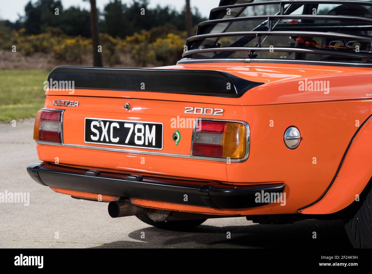 BMW 2002 with a Honda S2000 engine transplant Stock Photo - Alamy