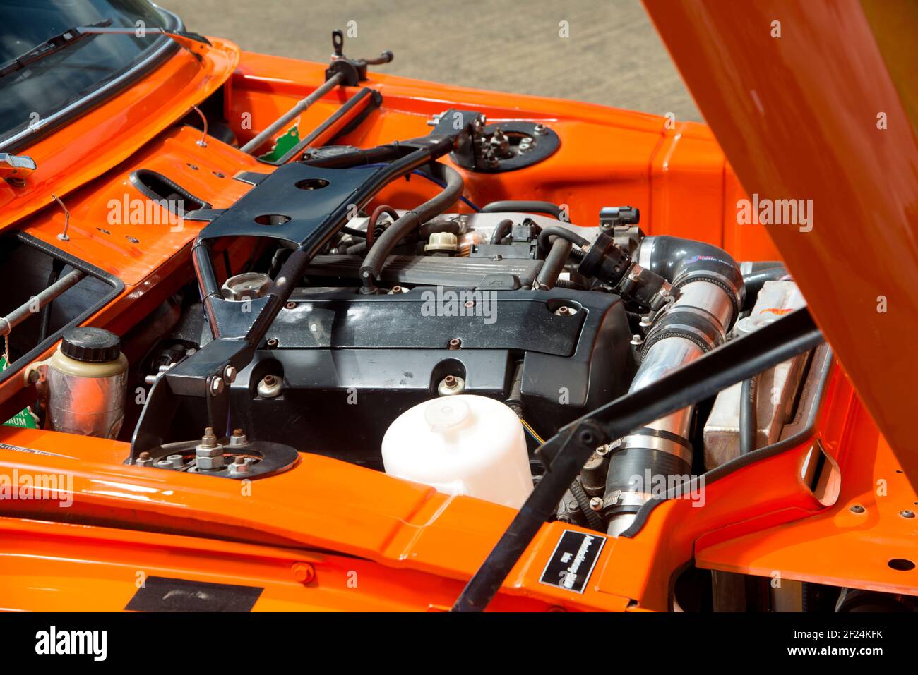 BMW 2002 with a Honda S2000 engine transplant Stock Photo - Alamy