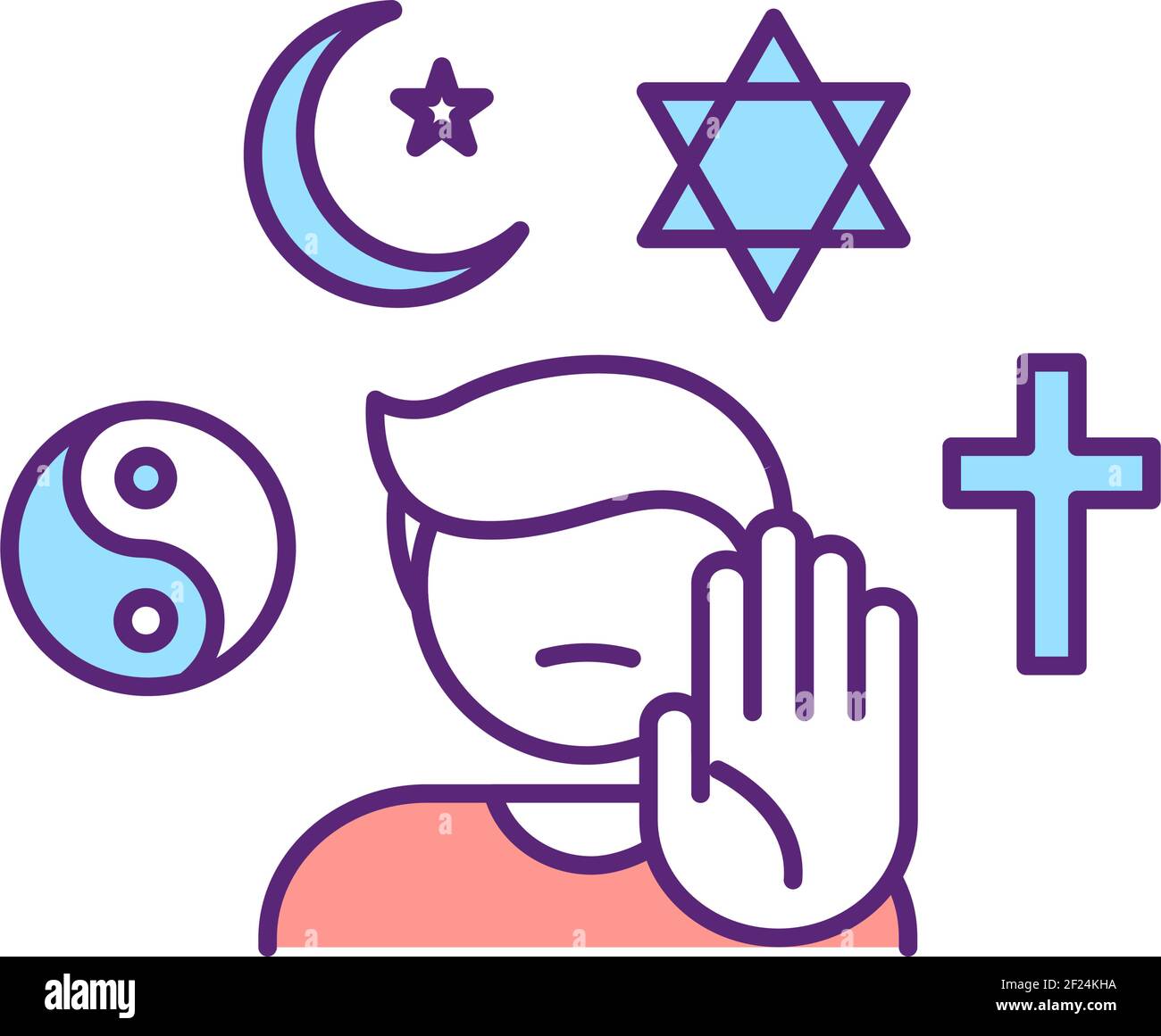 Agnosticism symbol hi-res stock photography and images - Alamy