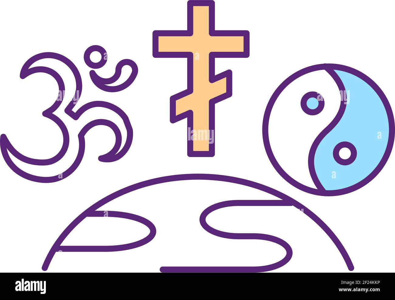 World religions symbol Stock Vector Images - Alamy