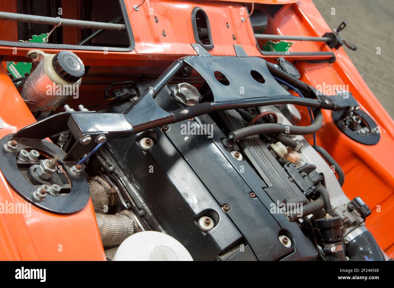 BMW 2002 with a Honda S2000 engine transplant Stock Photo - Alamy