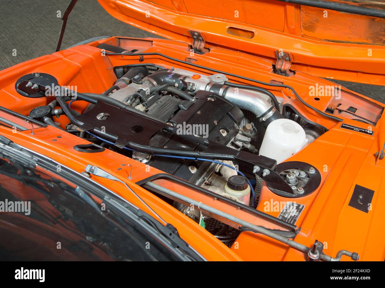BMW 2002 with a Honda S2000 engine transplant Stock Photo - Alamy