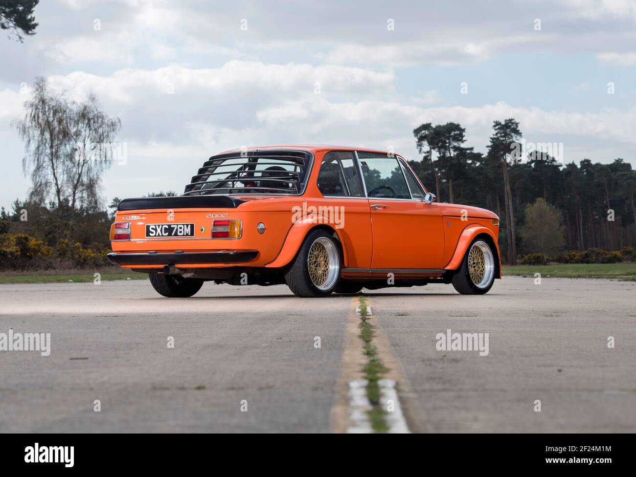 BMW 2002 with a Honda S2000 engine transplant Stock Photo - Alamy