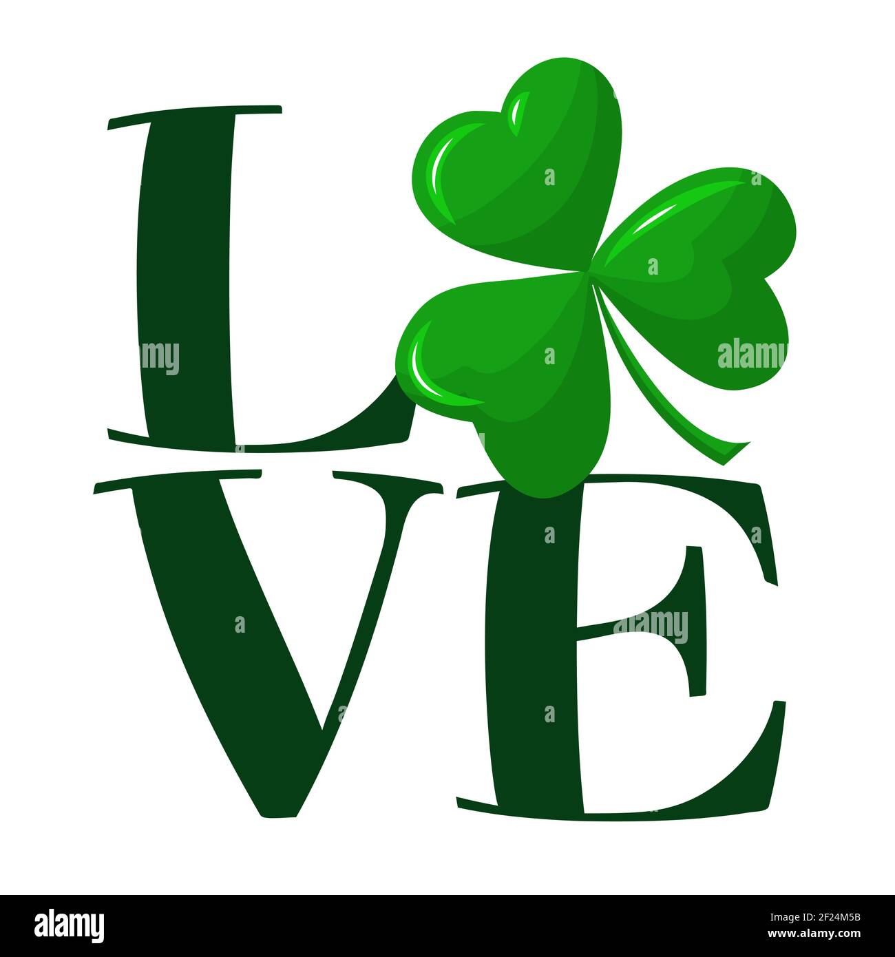 Good Luck - funny Saint Patrik's Day inspirational lettering design for ...