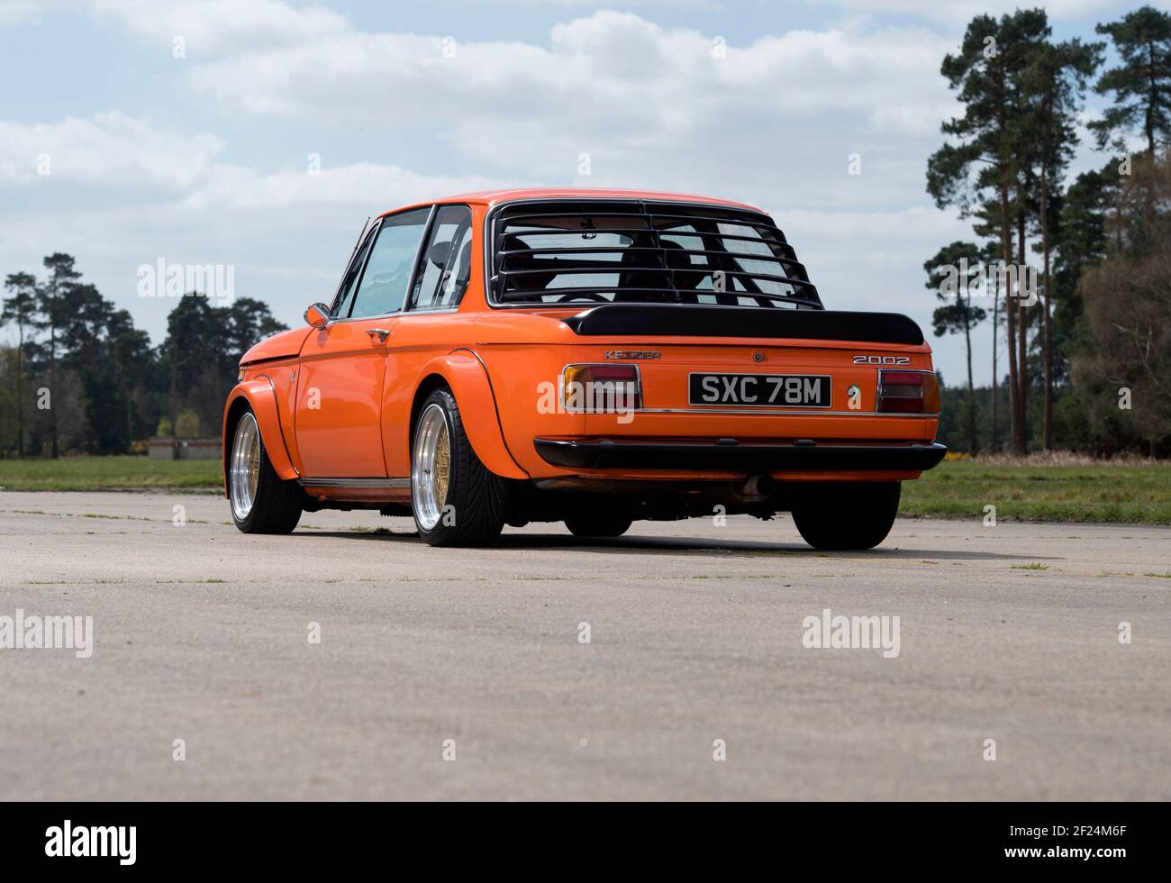 BMW 2002 with a Honda S2000 engine transplant Stock Photo - Alamy