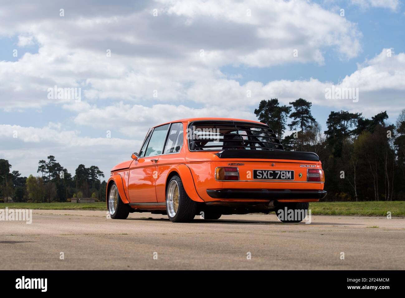 BMW 2002 with a Honda S2000 engine transplant Stock Photo - Alamy