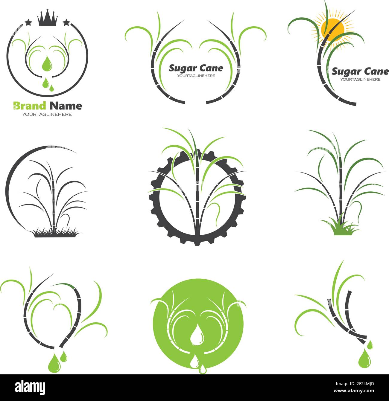 Sugar cane mill Stock Vector Images - Alamy