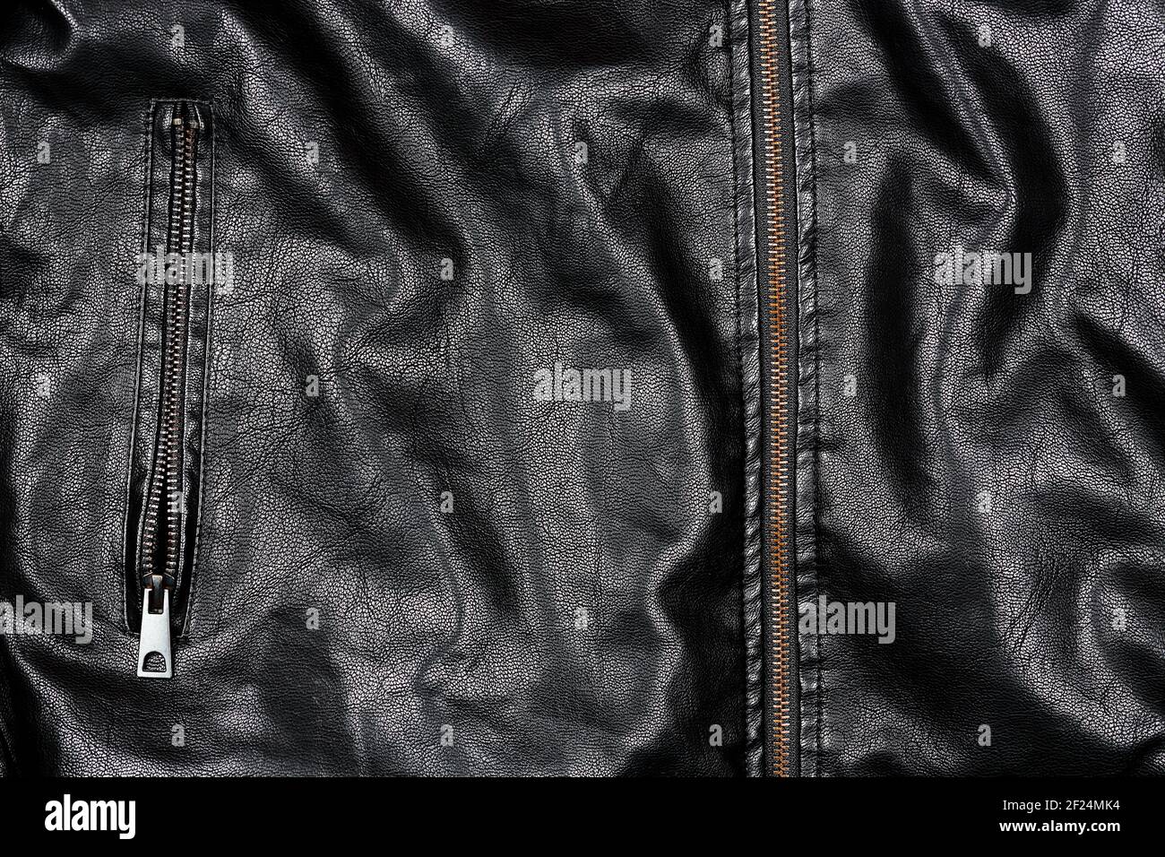 Black shiny jacket hi-res stock photography and images - Alamy