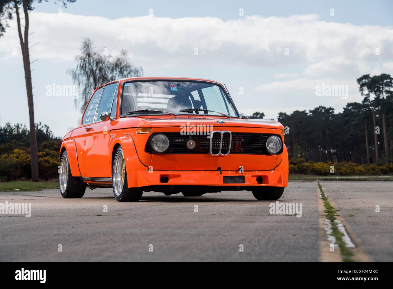 BMW 2002 with a Honda S2000 engine transplant Stock Photo - Alamy