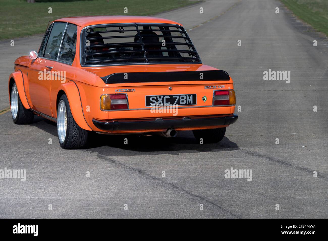 BMW 2002 with a Honda S2000 engine transplant Stock Photo - Alamy