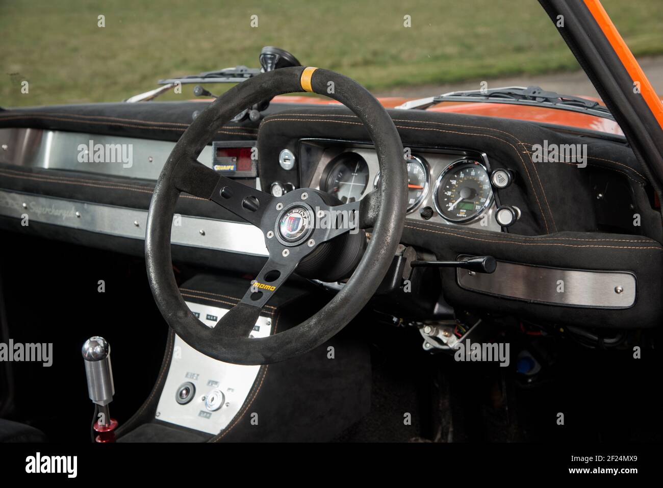 BMW 2002 with a Honda S2000 engine transplant Stock Photo - Alamy