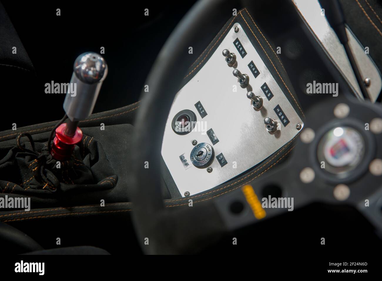 BMW 2002 with a Honda S2000 engine transplant Stock Photo - Alamy