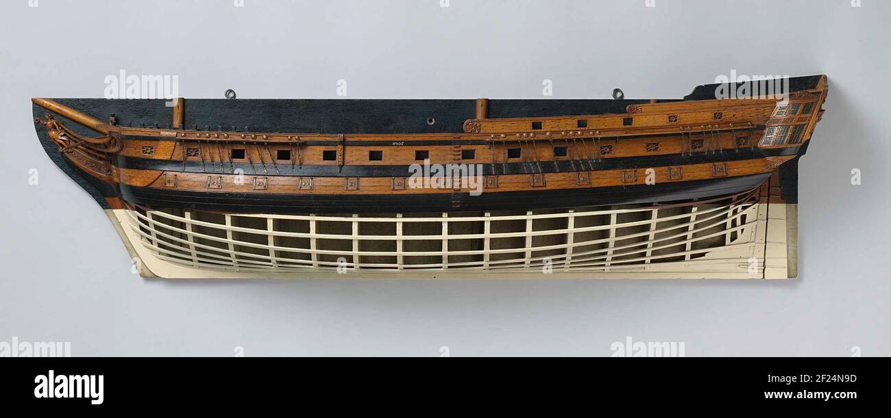 Half Model of a Ship of the Line Stock Photo - Alamy