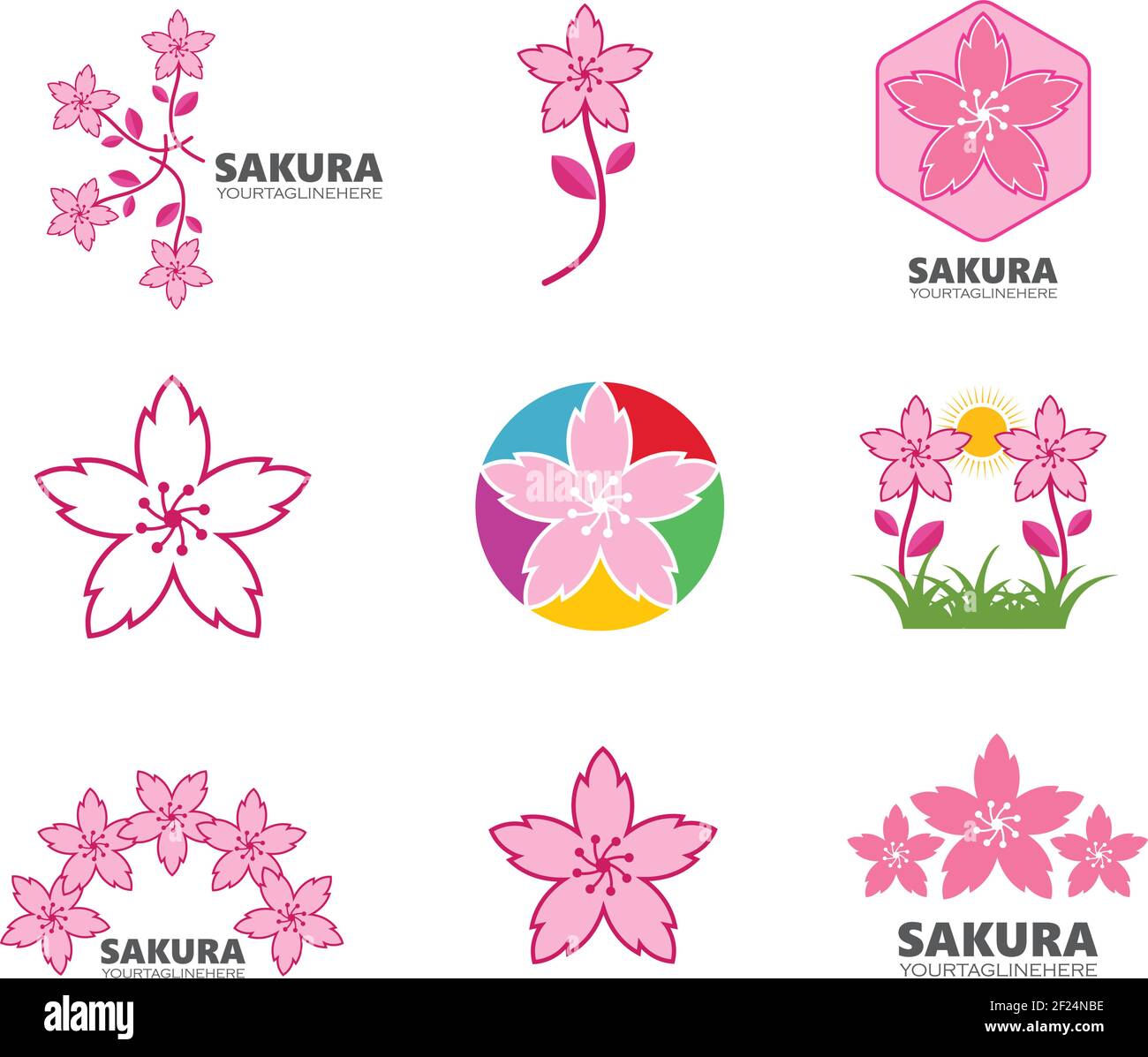 Violet japan vector vectors hi-res stock photography and images - Alamy