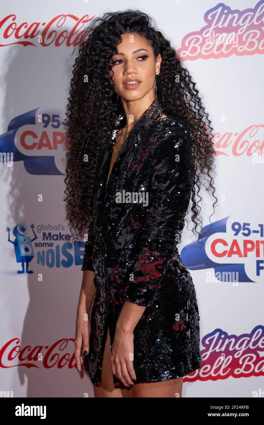 London, United Kingdom. 8th December 2018. Vick Hope during day one of ...