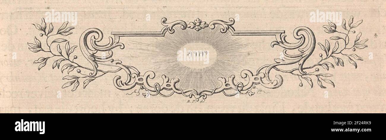 Ornamenten met tetragram.The tetragram as a symbol of God the father in ...
