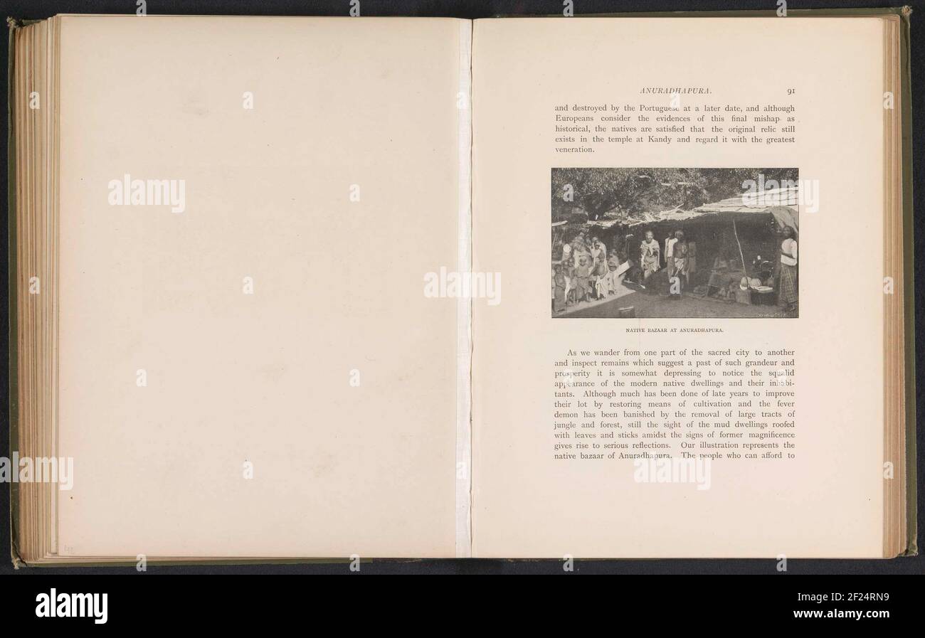 Native bazaar at Anuradhapura Stock Photo - Alamy