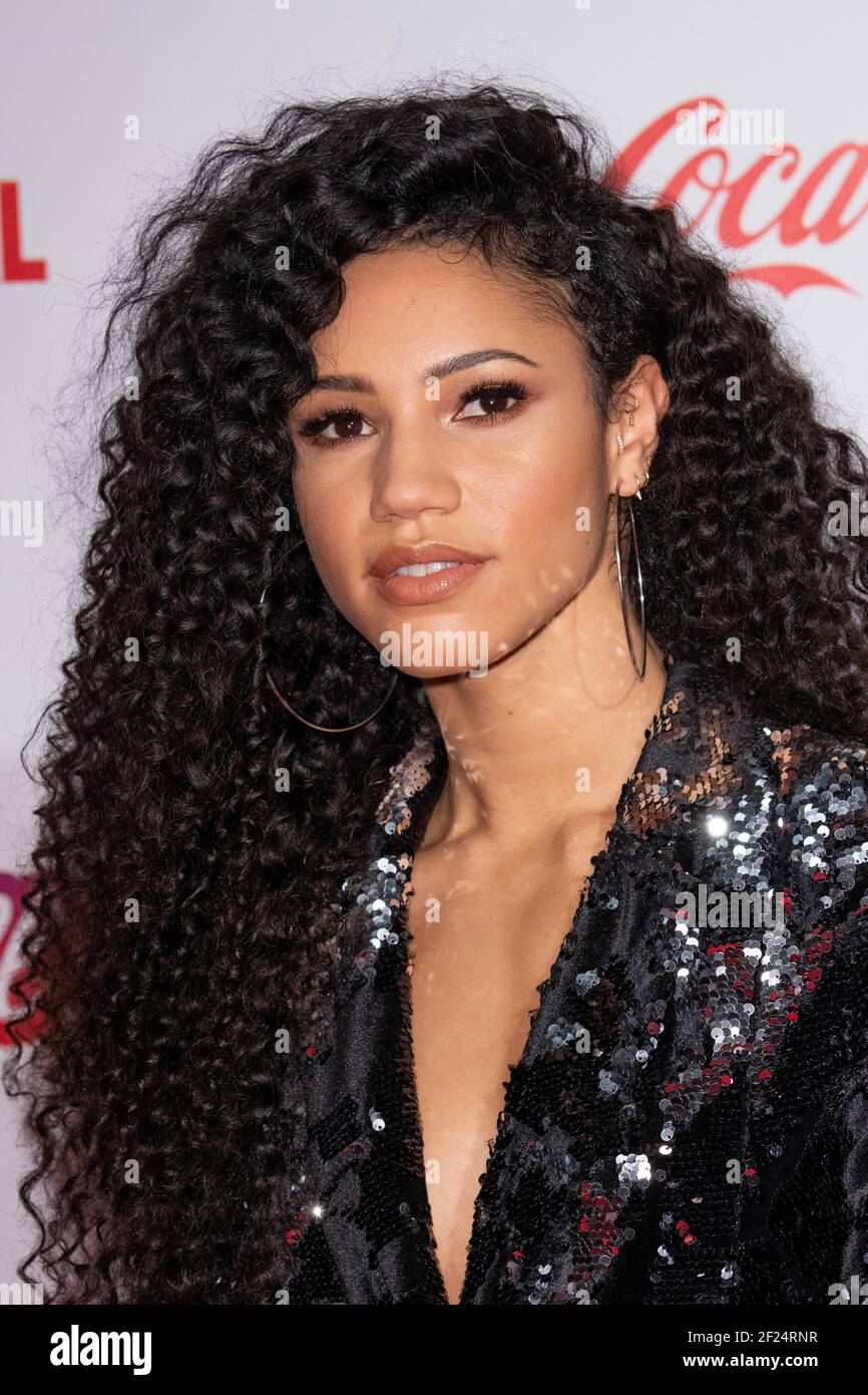 London, United Kingdom. 8th December 2018. Vick Hope during day one of ...