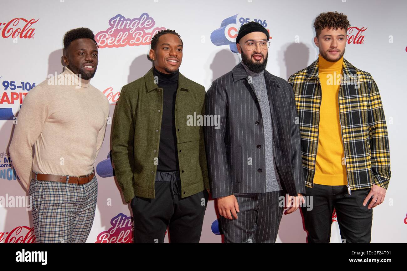 London, United Kingdom. 8th December 2018. Ashley Fongho, Jamaal ...