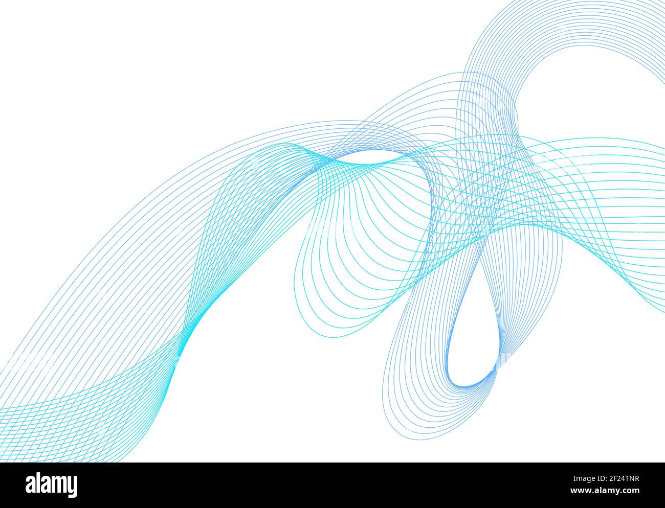 Water Lines Concept Design With Text Space. Elegant Cute Design Without ...