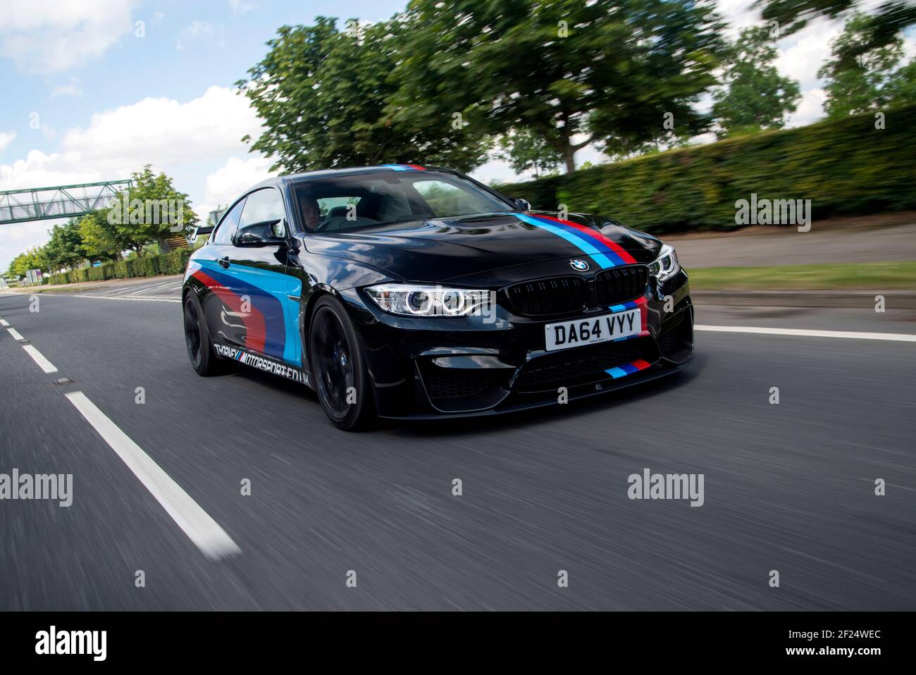 BMW M4 high performance German coupe Stock Photo - Alamy