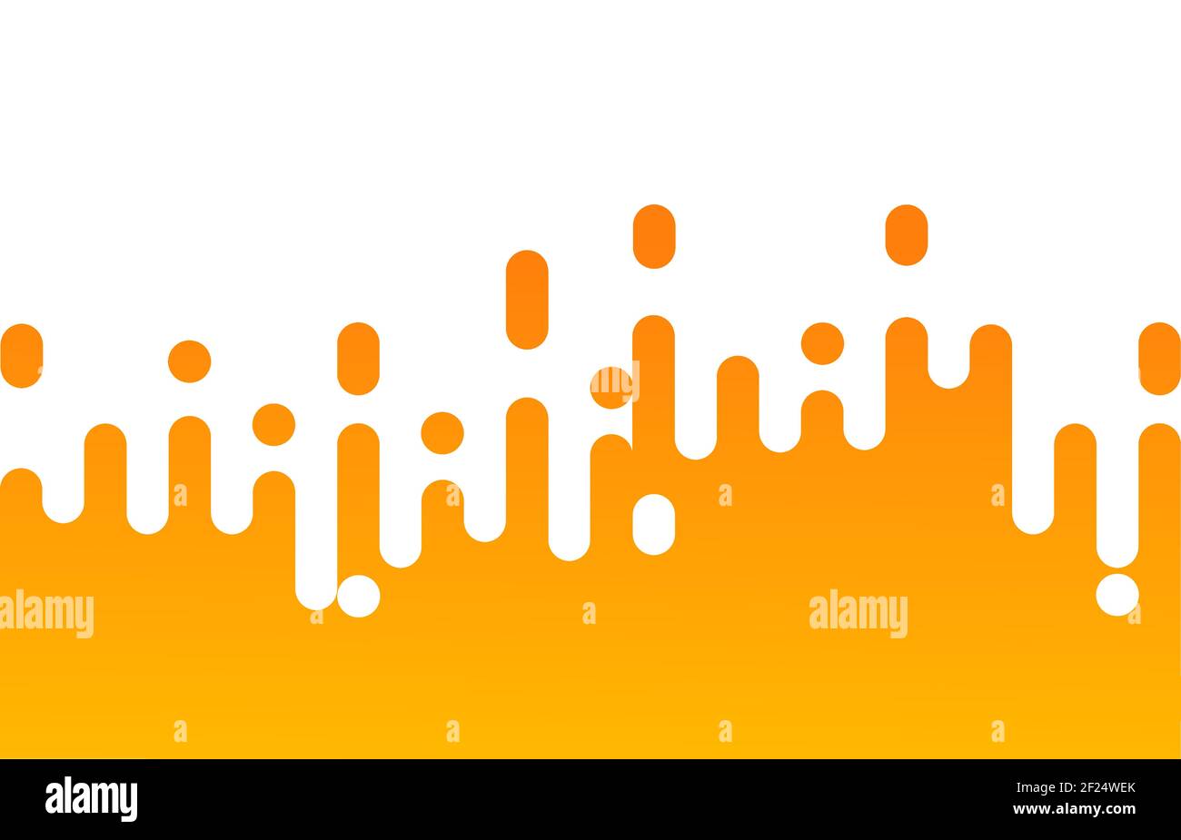 Abstract pattern yellow mustard Rounded Lines Halftone Transition. background with gradient ...