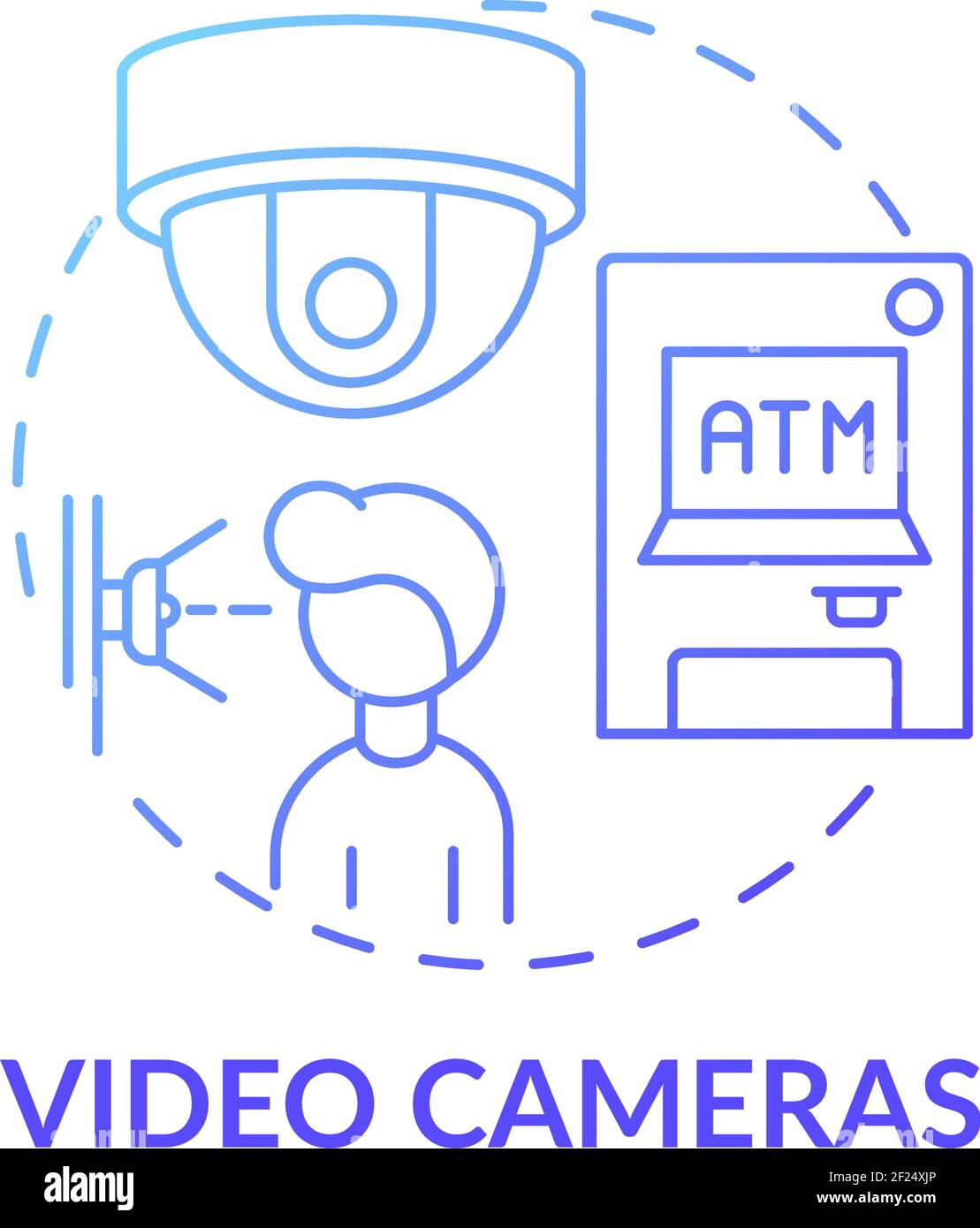 Bank surveillance camera Stock Vector Images - Alamy