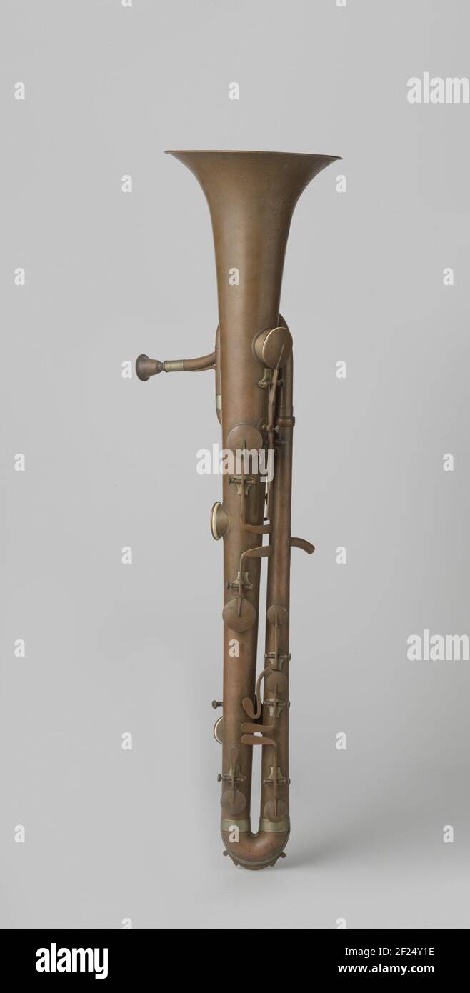 Copper horn.copper horn (relief type Stock Photo - Alamy