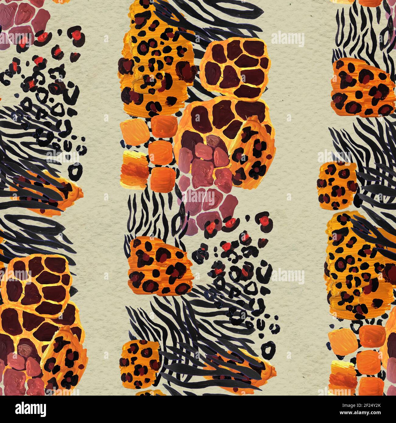 Animal mix print seamless pattern. Abstract background Stock Photo - Alamy