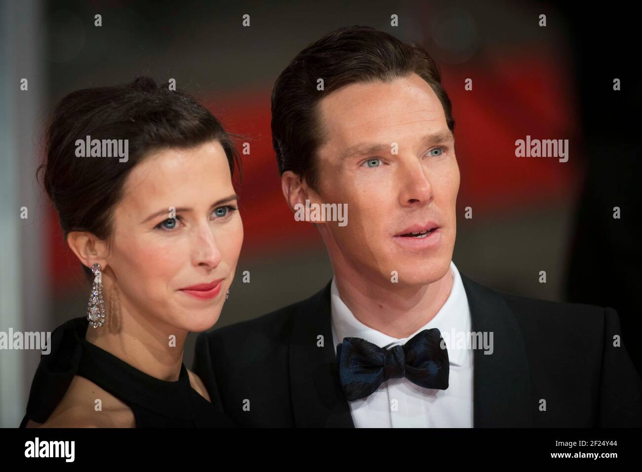 Benedict Cumberbatch and wife Sophie Irene Hunter attend the EE British ...