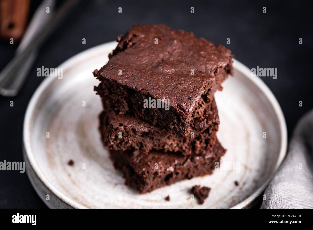 Brownies stack hi-res stock photography and images - Alamy