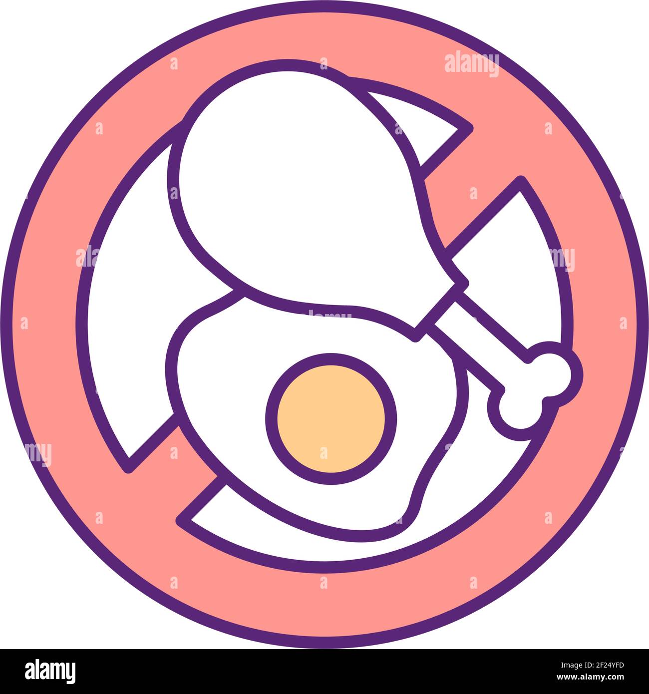 Food restrictions RGB color icon Stock Vector Image & Art - Alamy