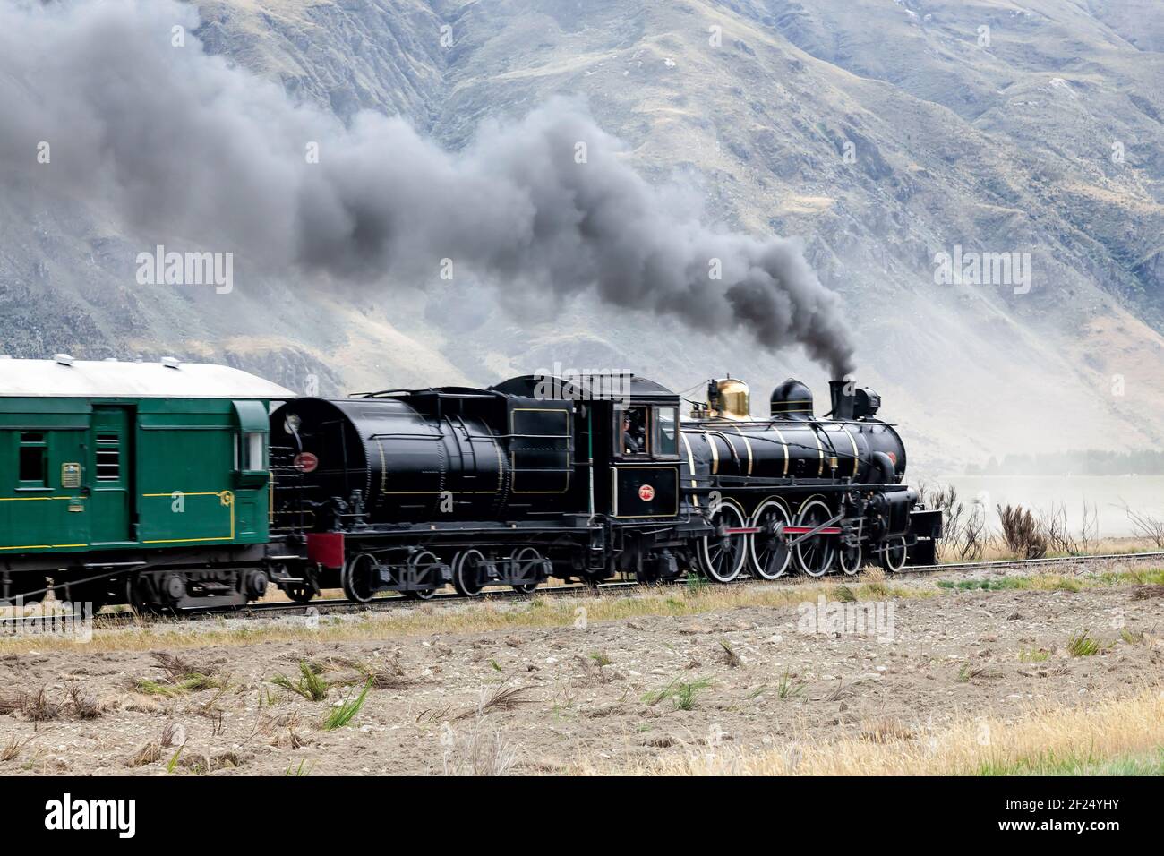 Kingston flyer new zealand steam train hi-res stock photography and ...